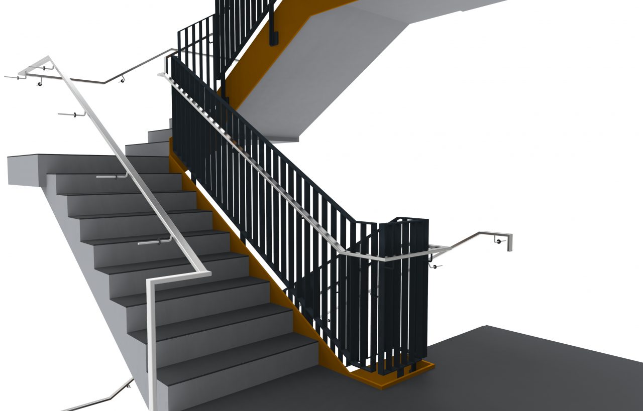 Charlemont Square Stairs - CroBIM
